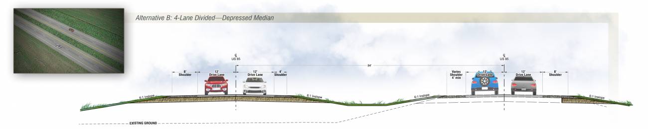 US 85 Expansion - Junction of ND 200 North to RP 120.3 | NDDOT